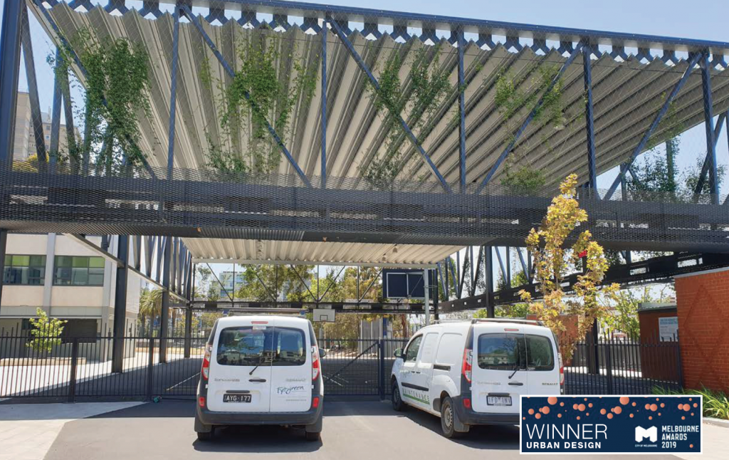 Carlton Primary School Green Facade - Fytogreen Australia